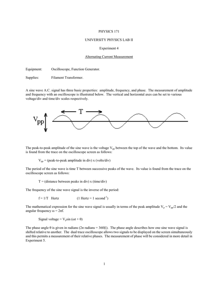 Alternating Current Measurements
