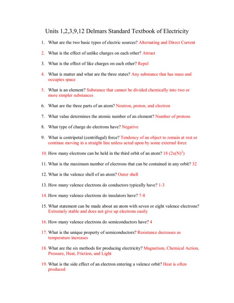 Answers Chapters 1 2 3 9 12 Delmars Standard Textbook Of Answers Chapters 1 2 3 9 12 Delmars Standard Textbook Of