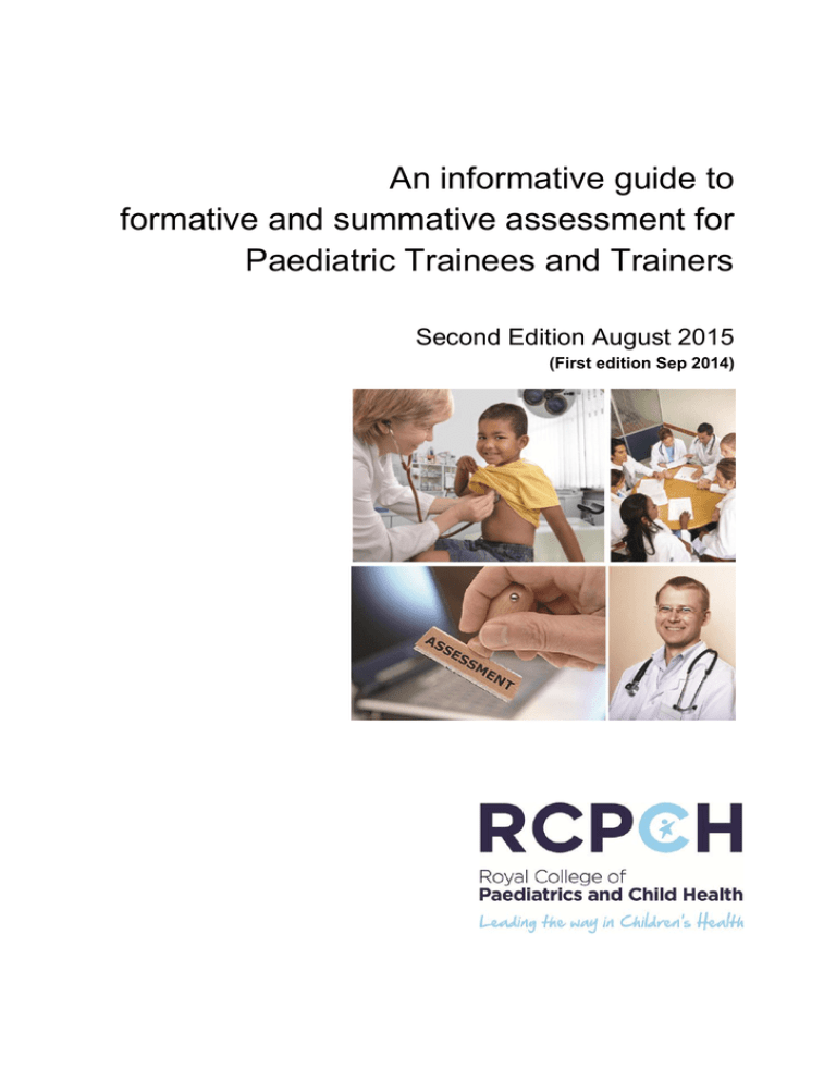 An informative guide to formative and summative assessment for