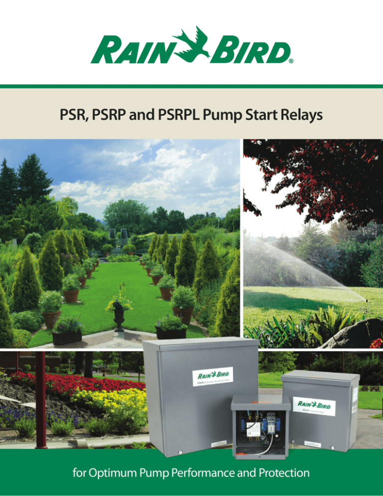 PSR, PSRP and PSRPL Pump Start Relays