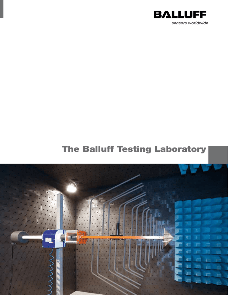 The Balluff Testing Laboratory