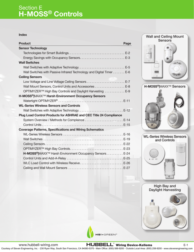 H-MOSS Controls - Steven Engineering