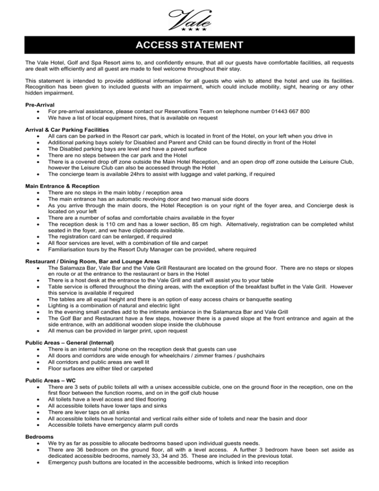 Access Statement