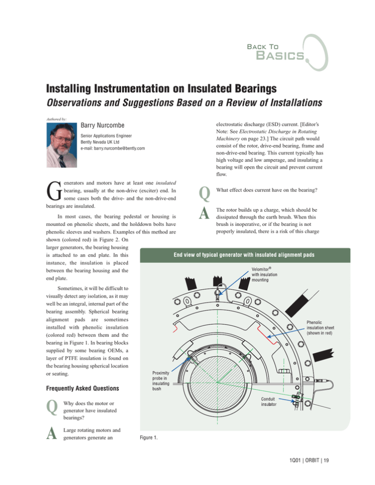 Installing Instrumentation on Insulated Bearings