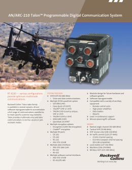 AN/ARC-210 Integrated Communications System