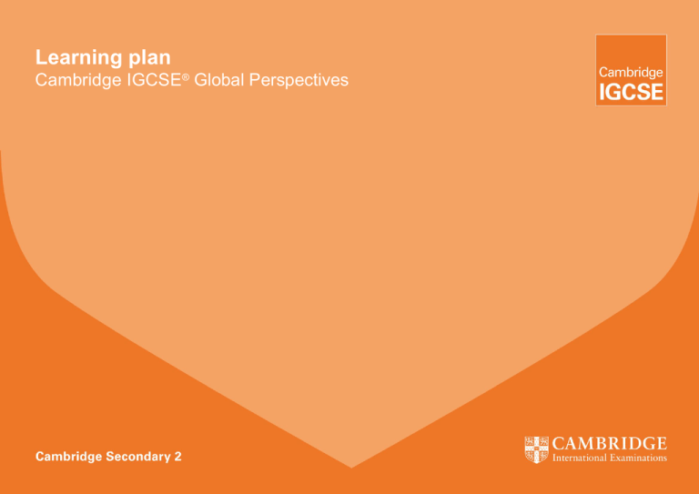 Scheme Of Work Global Perspective