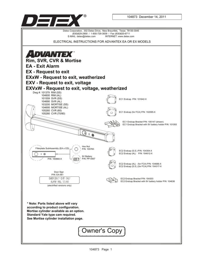 Installation Instructions