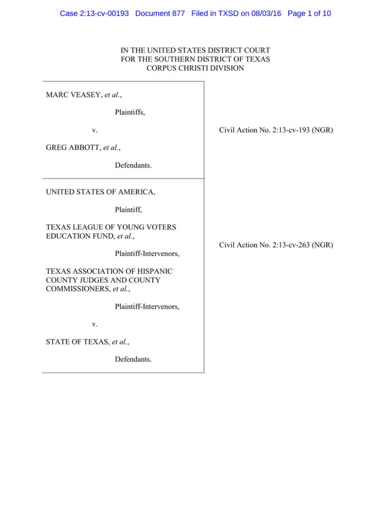 A Proposed Order