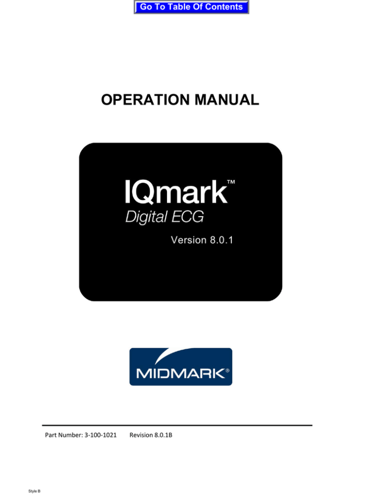 Operation Manual Operation Manual