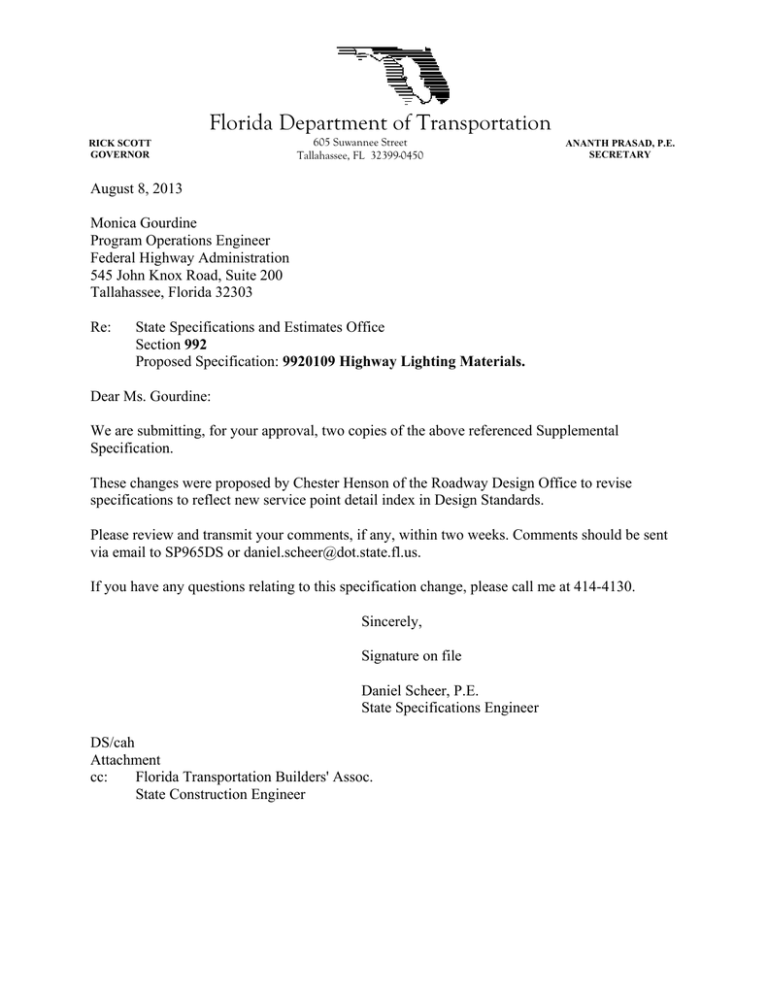 Florida Department Of Transportation Florida Department Of Transportation