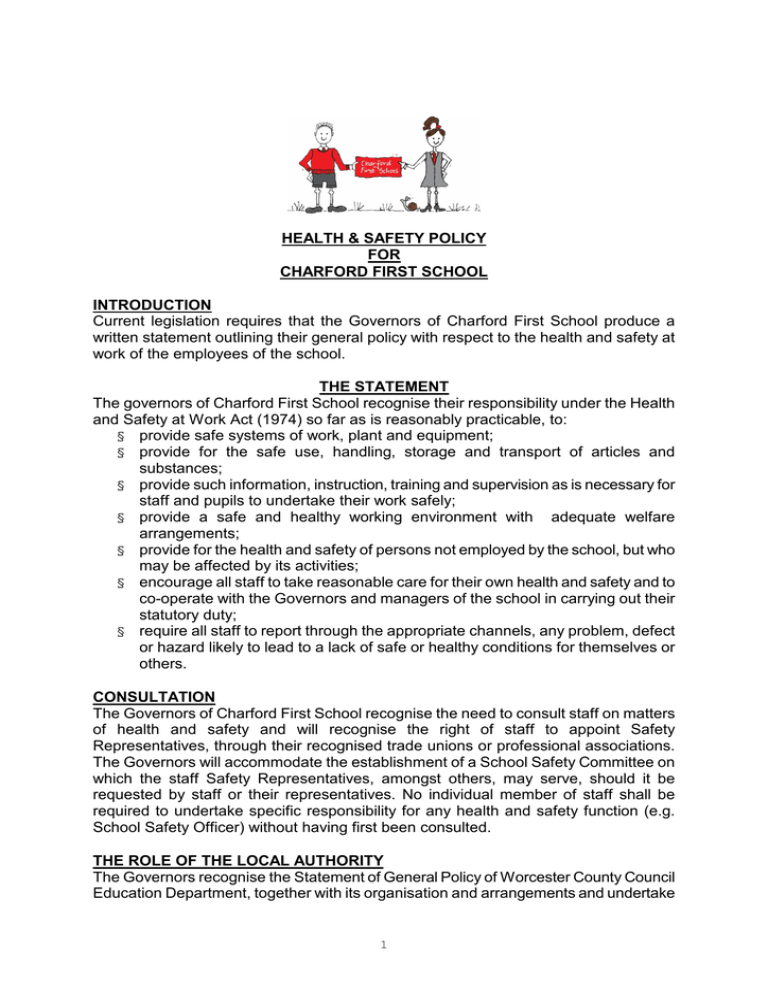 Health And Safety Policy Health And Safety Policy