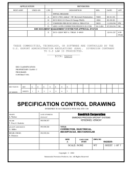 vendor item control drawing
