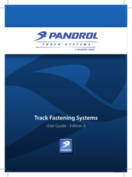 Unipart Rail Infrastructure Catalogue