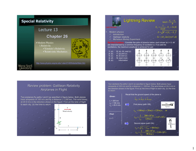 4 Slides Per Page Wayne State University Physics And