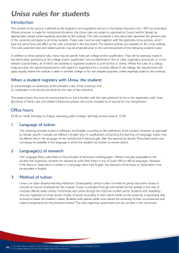 a. What is RPL? - UNISA