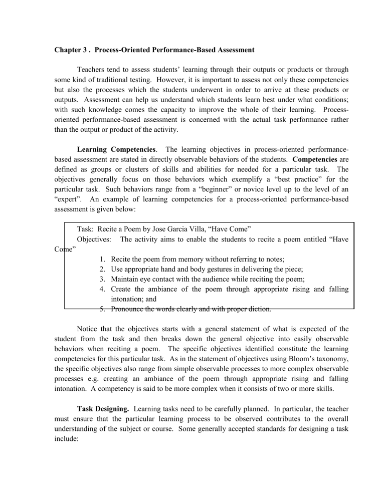 Chapter 3 process oriented