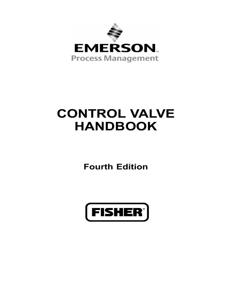 Control Valve Handbook, 4th Edition