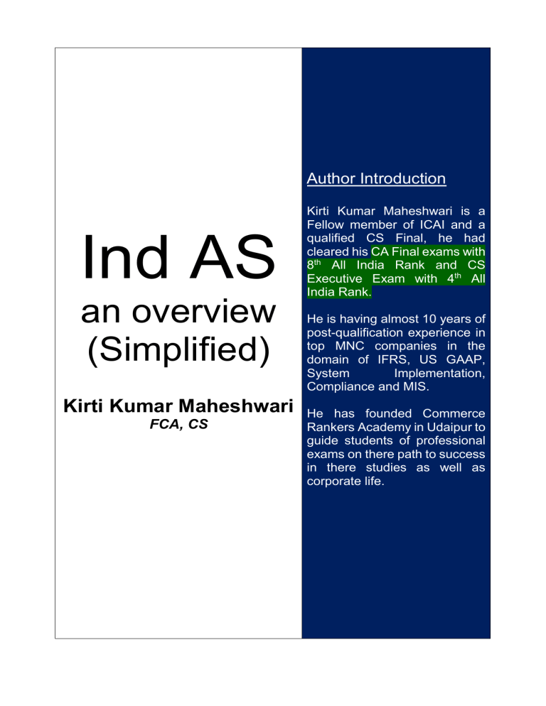 IFRS Summary Notes