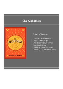 The Alchemist Activity Pack