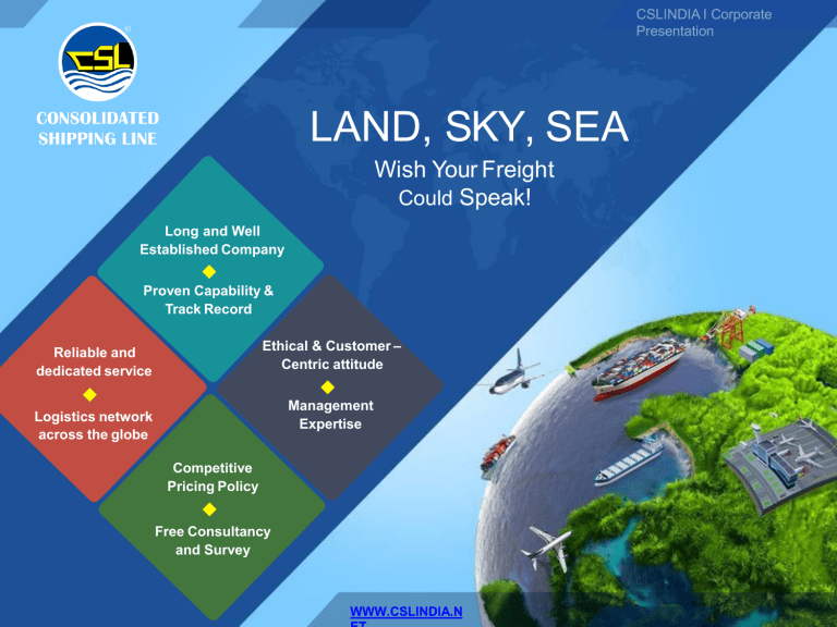 Consolidated Shipping Line shipping Company