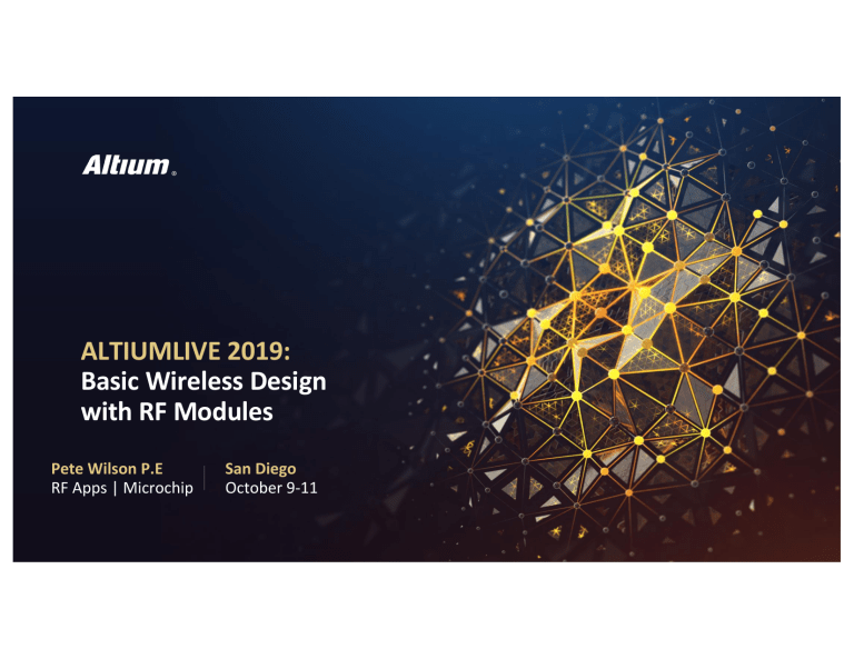 RF Module Design: Wireless Connectivity Basics
