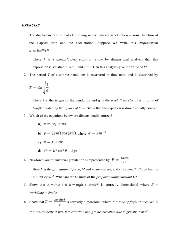 PHY 111 Tutorial Q.-1