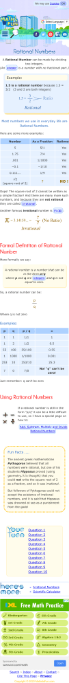 Rational Numbers