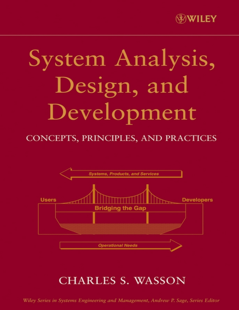 System Analysis Design And Development