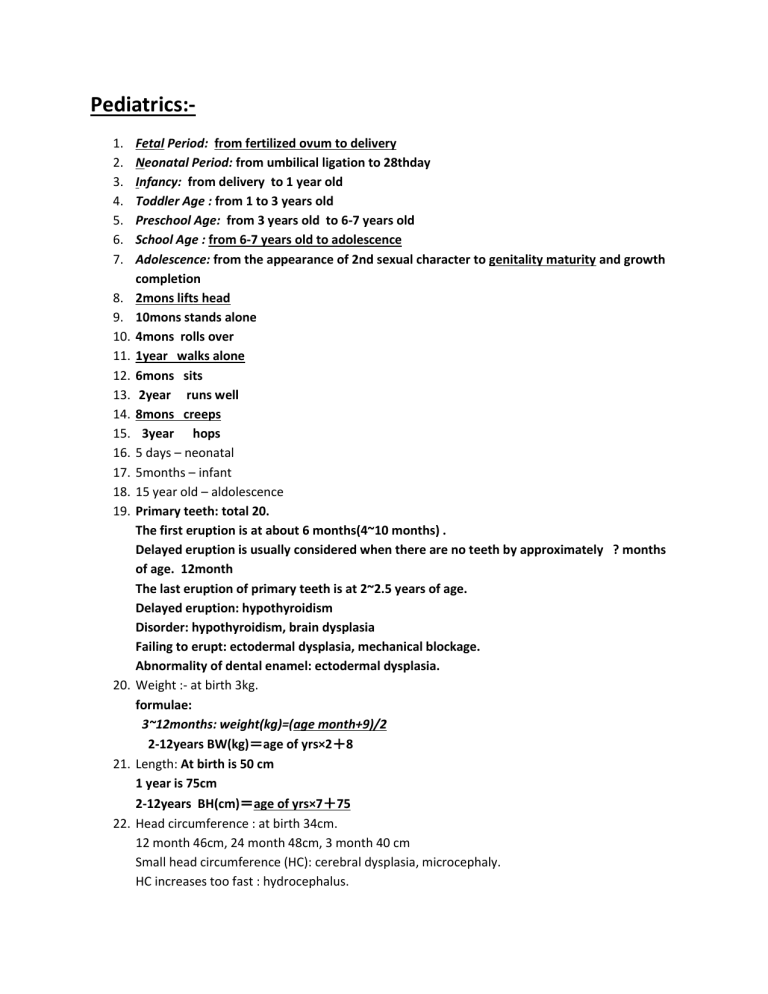 Pediatrics