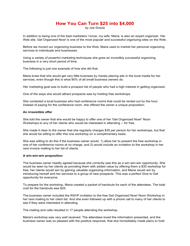 Marketing Case Study
