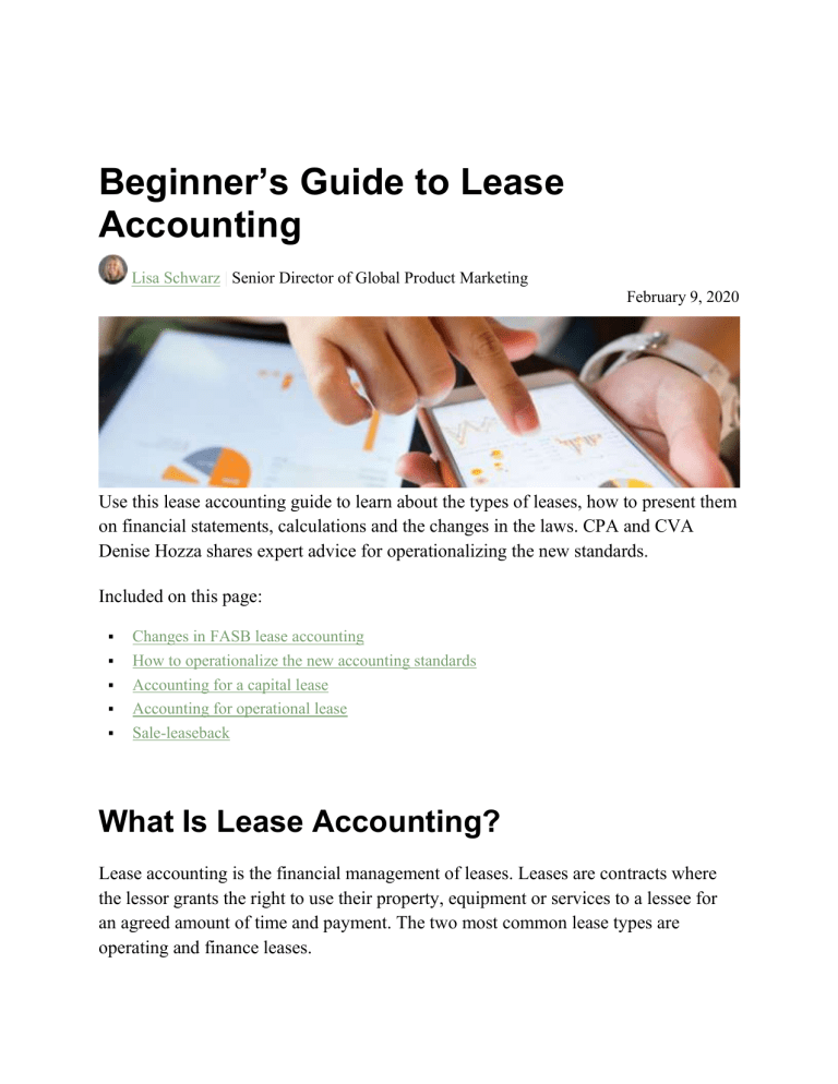 Beginner s Guide To Lease Accounting