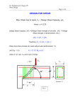 Shear Design in Concrete Structures