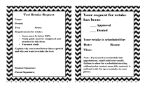 Test Retake Request Form