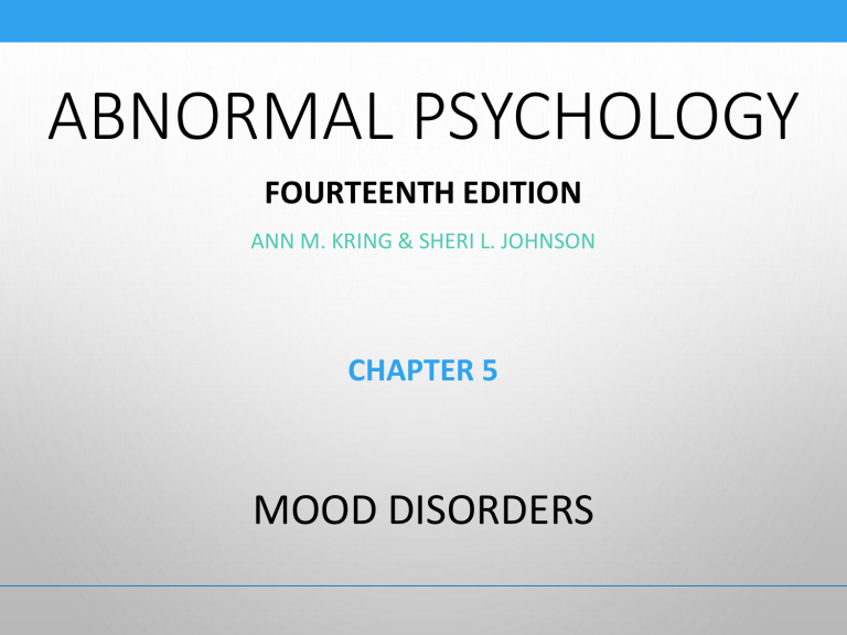 Mood Disorders