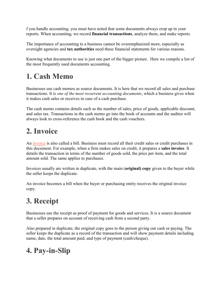 Accounting Document Management Software