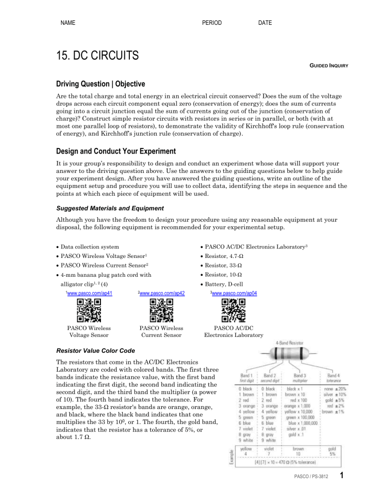 15 AP1 DC Circuits GI
