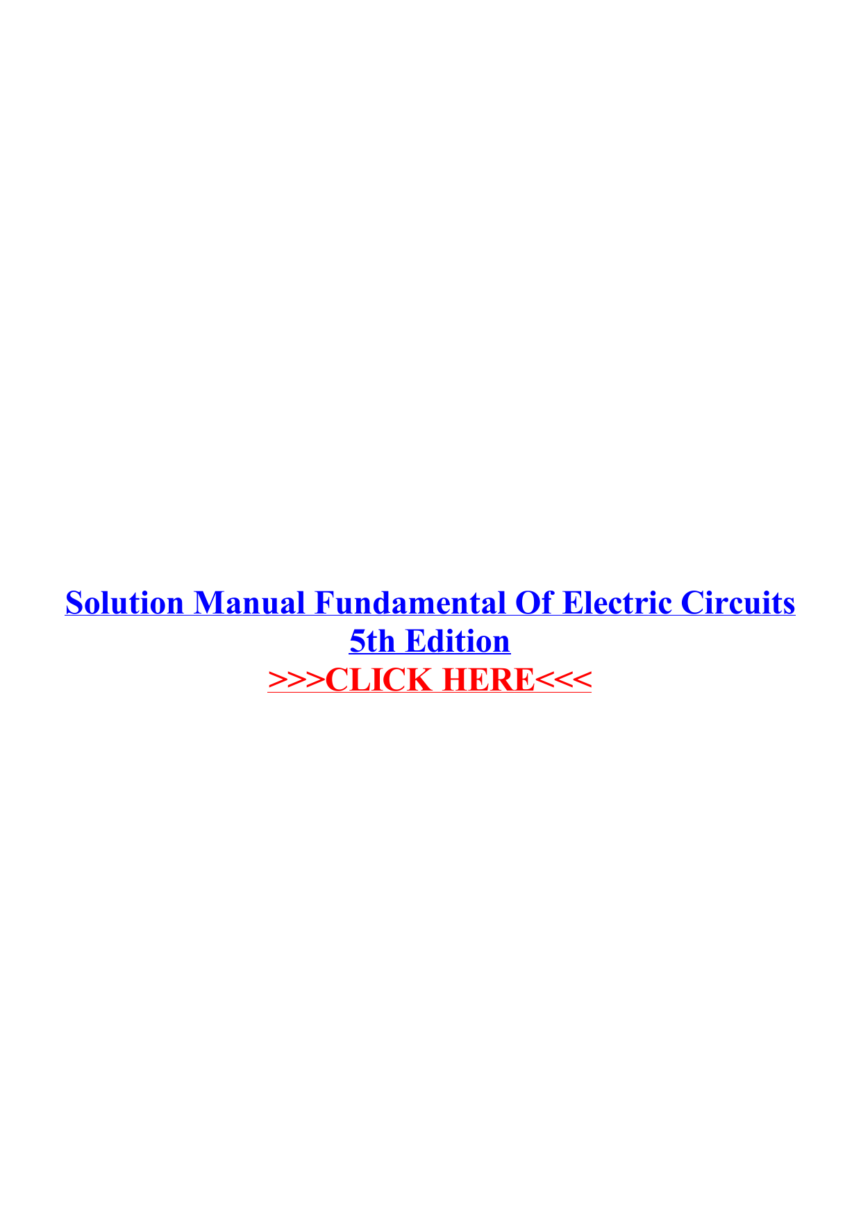 Electric Circuits Nilsson Solutions Pdf Circuit Diagram