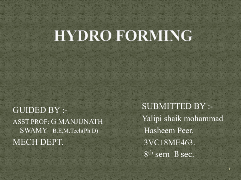 Hydroforming: Methods, Benefits & Applications
