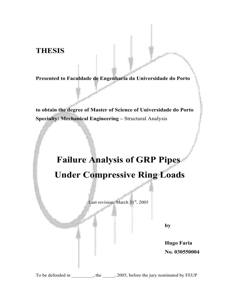 GRP Pipe Failure Analysis: Compressive Ring Loads