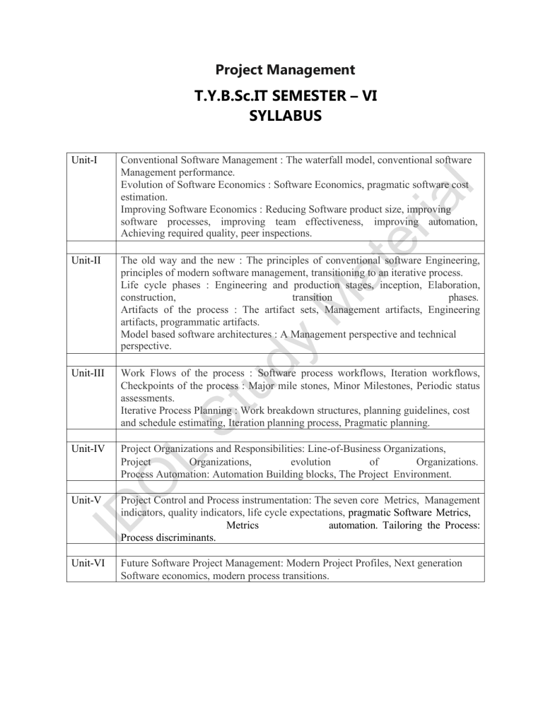 Project Management