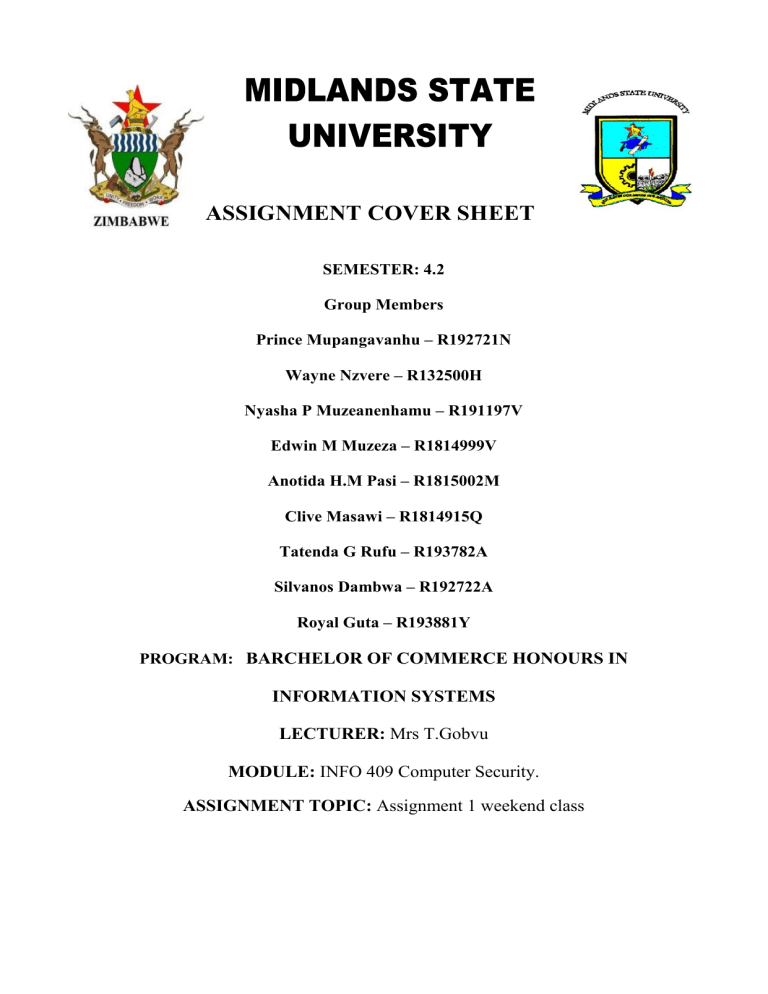 Computer Security Backup And Recovery Assignment 5398
