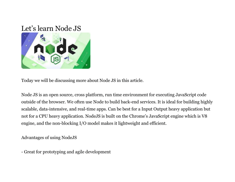 Nodejs 100722