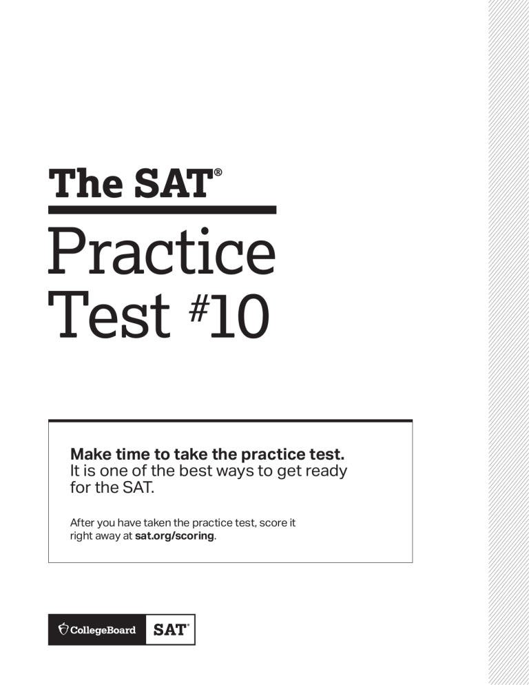 Sat practice test 10