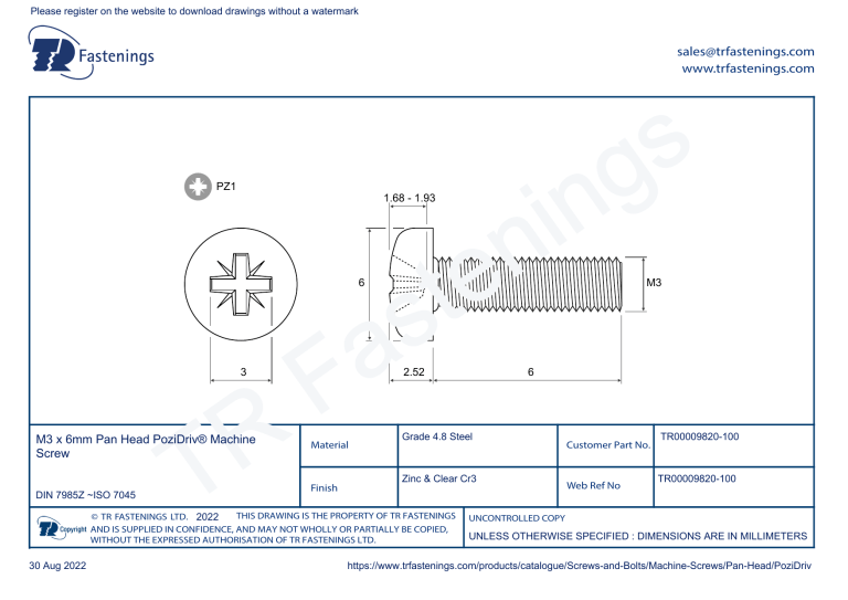 M3 Screw