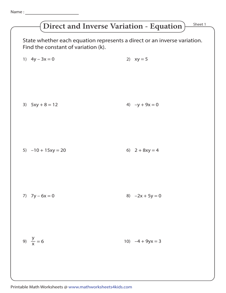 Equation 1