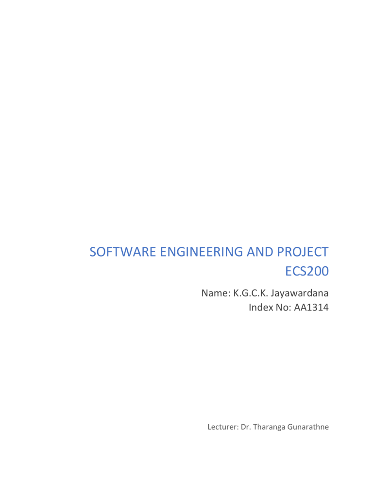 Software Engineering Report: Data, Systems, and Software
