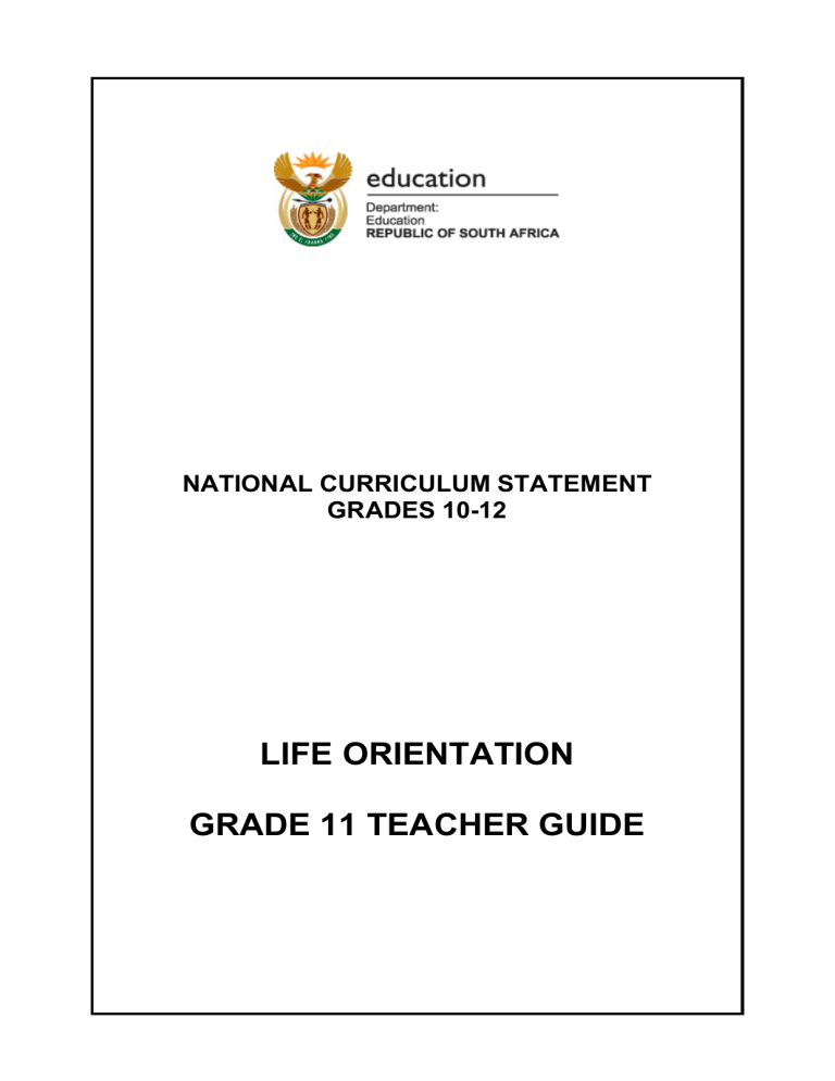 LO GRADE 11TEACHER GUIDE DoE 2007