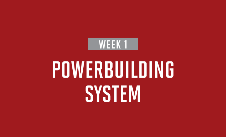 Powerbuilding Workout Plan: Strength & Hypertrophy