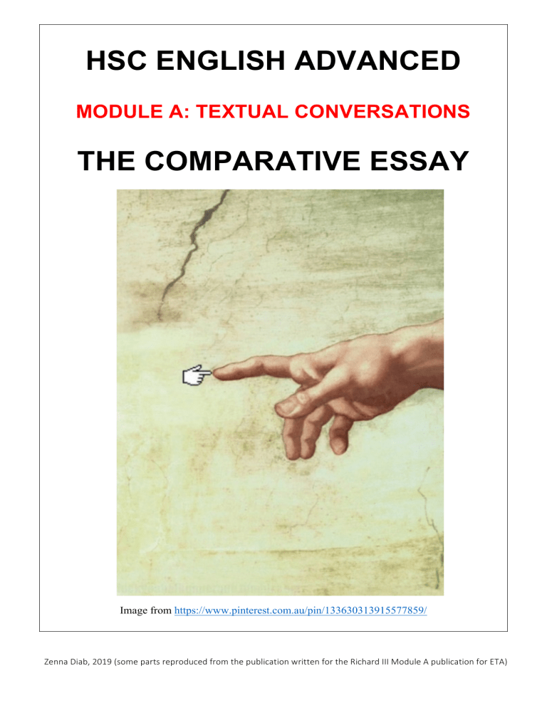 HSC English Advanced Module A Essay Guide