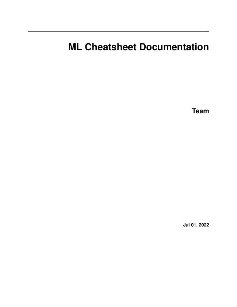 ml-cheatsheet